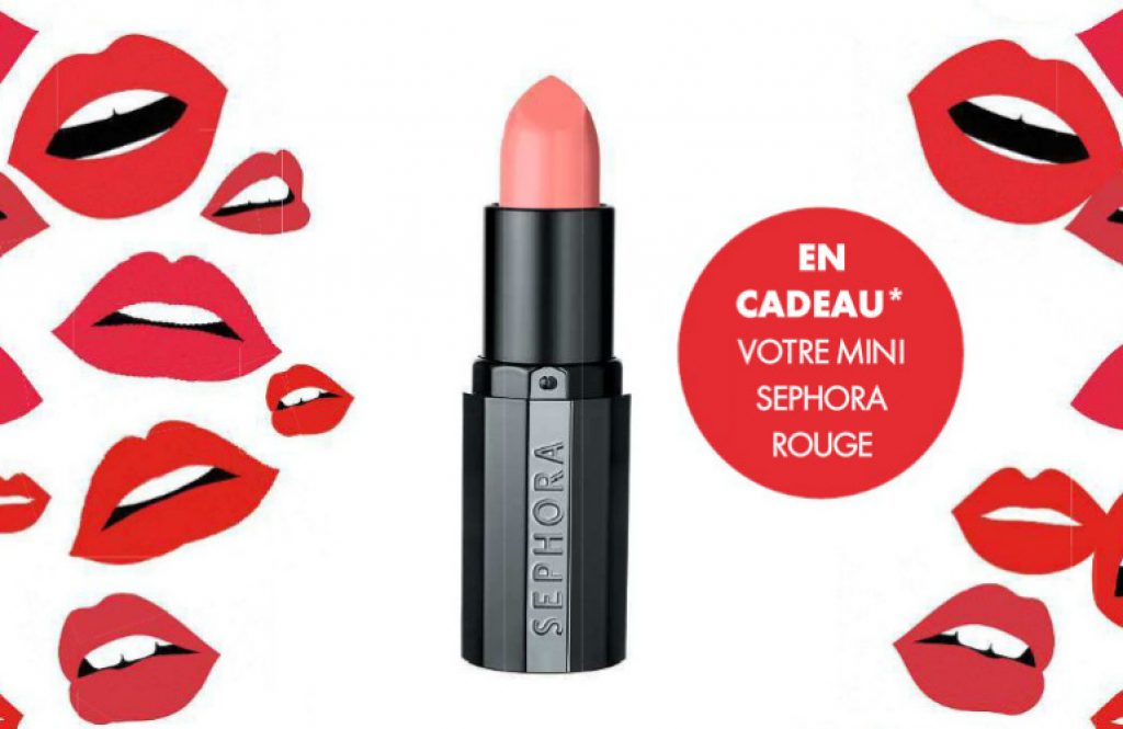 Rouge à lèvres Sephora offert dans ELLE de Mars - Mes Réducs